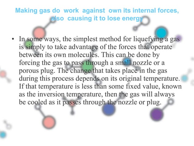 Liquification of gases | PPTX