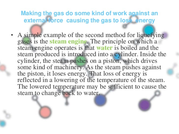 Liquification of gases