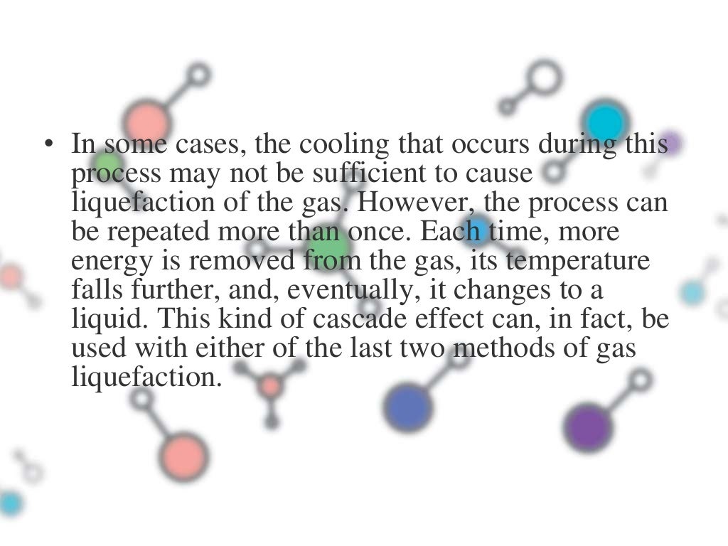 Liquification of gases