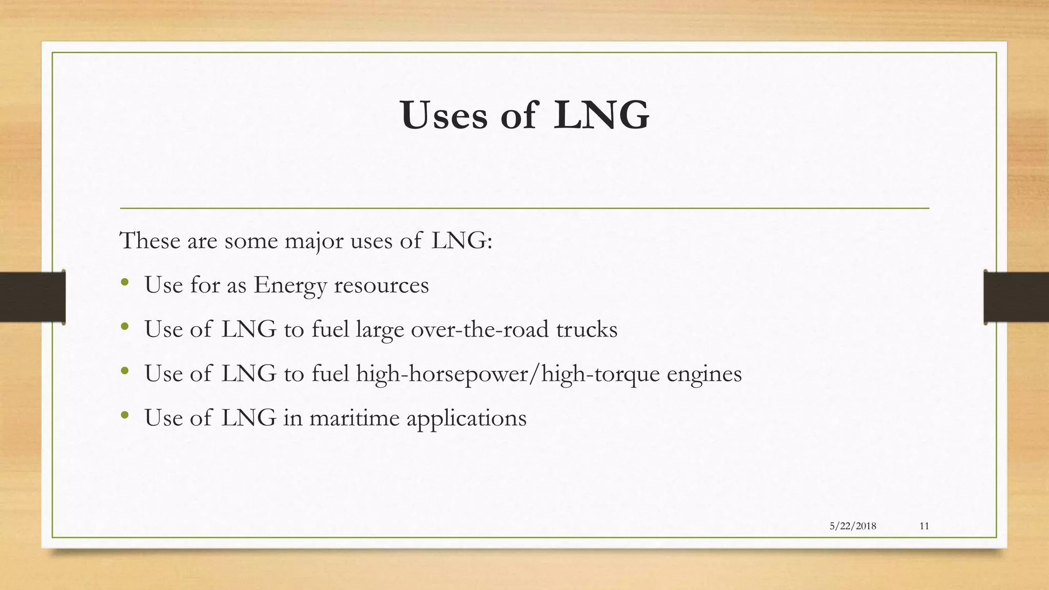 Liquified natural gas (lng) | PPTX