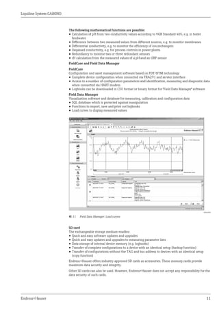Liquiline system ca80 no endress+hauser datasheet-colorimetric analyzer ...