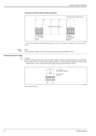 Liquiphant M Density and Density Computer FML621 | PDF