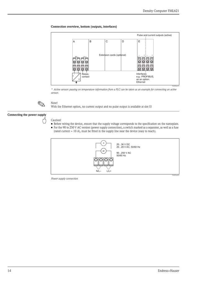 Liquiphant M Density and Density Computer FML621 | PDF