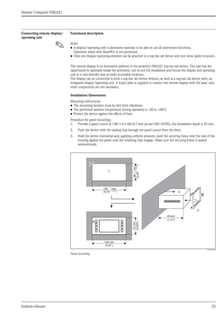 Liquiphant M Density and Density Computer FML621 | PDF