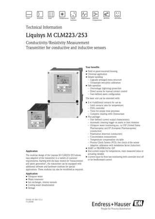Liquisys m clm223 253 endress+hauser datasheet-conductivity-resistivity ...