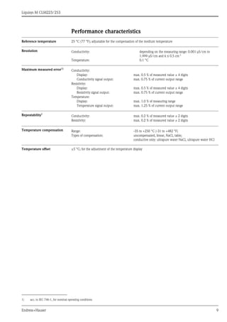 Liquisys m clm223 253 endress+hauser datasheet-conductivity-resistivity ...