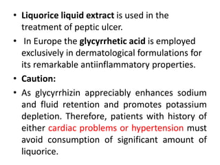 Liquorice.ppt 5th sem.ppt