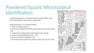 Liquorice (glycyrrhiza glabra linn.) | PDF
