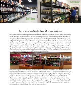 Liquor store | PDF