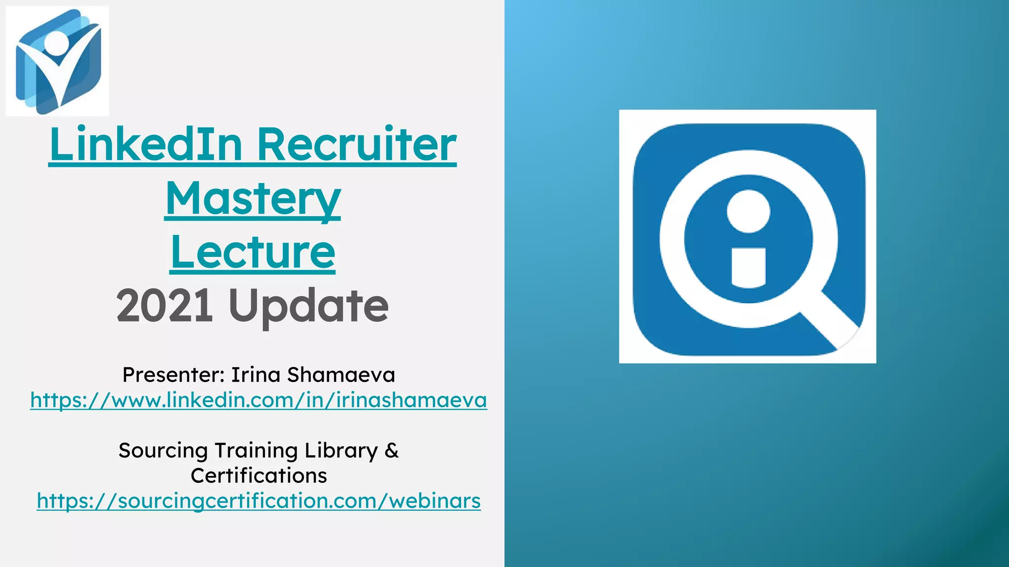 Lir 2021 How To Boolean Selected Slides From Linkedin Recruiter Mastery Class Ppt