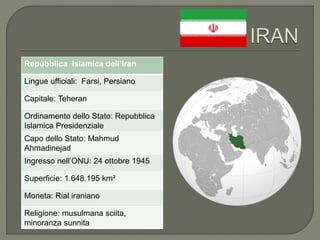 L’ iran | PPTX