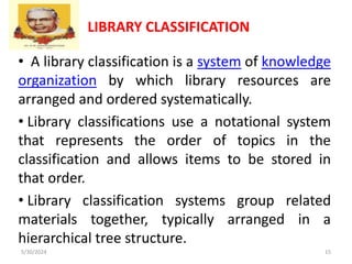 Lirary Classification-Need and Purpose.ppt