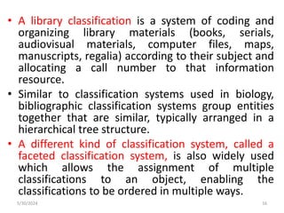 Lirary Classification-Need and Purpose.ppt
