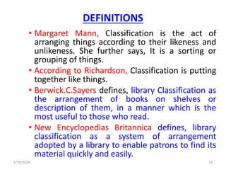 Lirary Classification-Need and Purpose.ppt