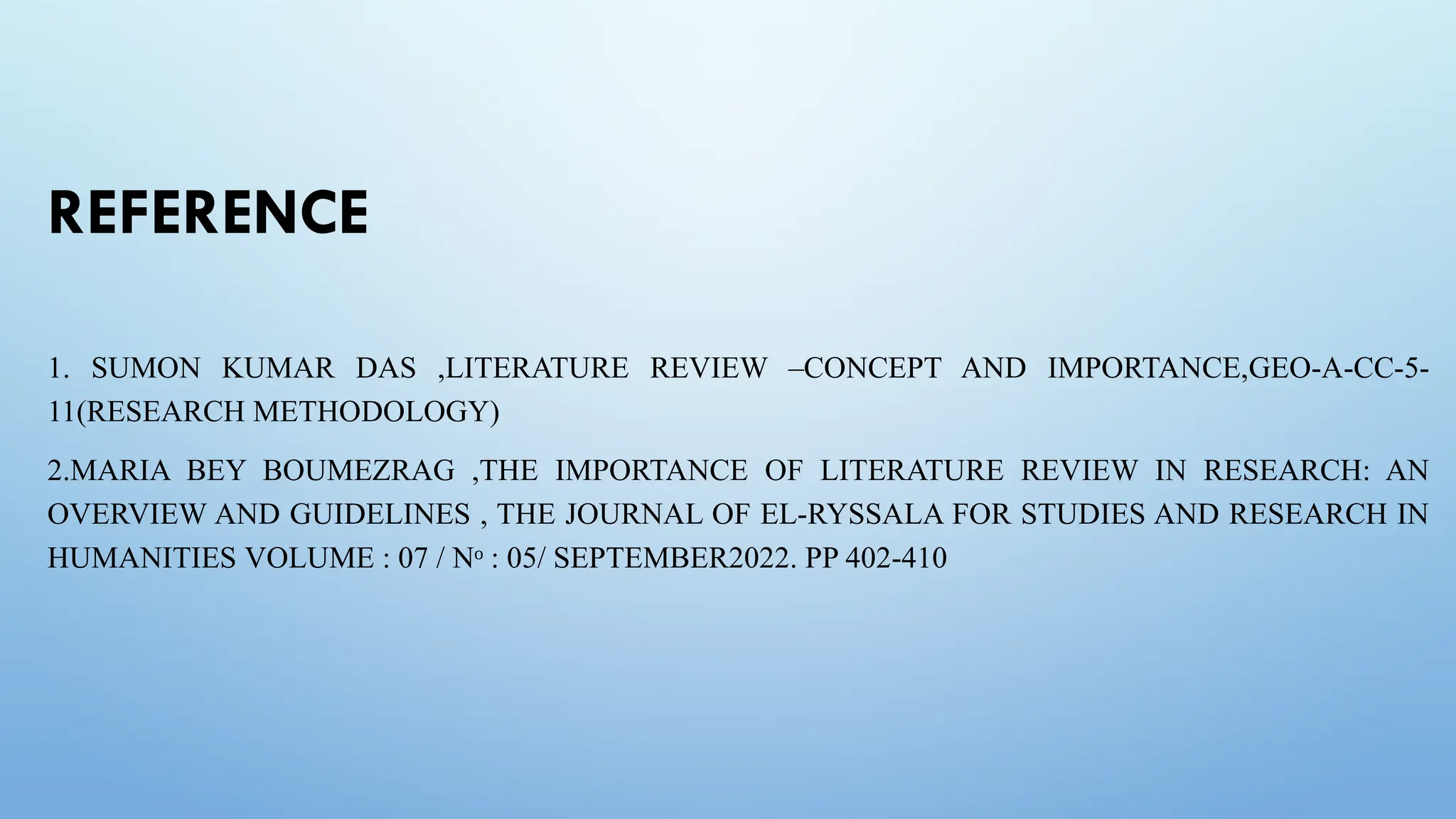 Importance of literature review-PHD Course work Research methodology | PPT