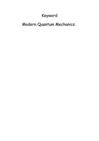 LIRE\\ Modern Quantum Mechanics | PDF