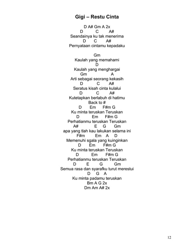 Lirik dan-chord-lagu-indonesia2 | PDF