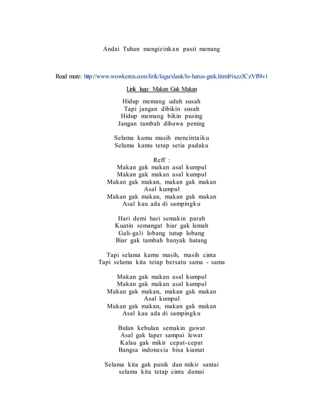 Lirik dan chord lagu ada band | DOCX