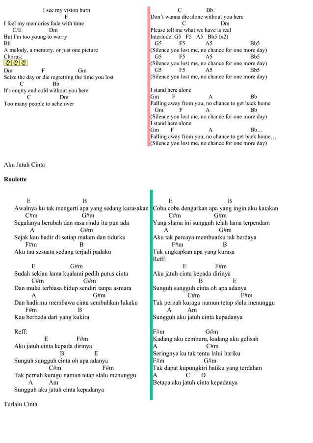 Kord & Lirik lagu | DOC