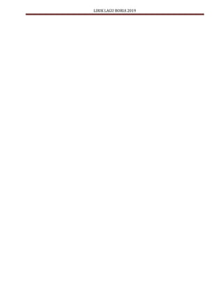 Lirik lagu boria hari guru 2019 | DOCX