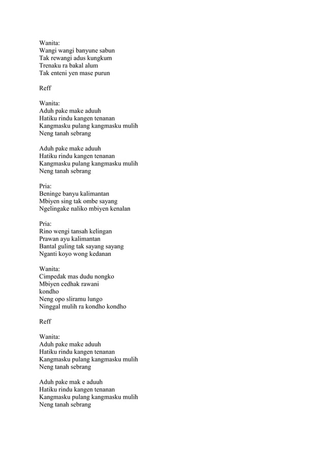 Lirik lagu print | PDF