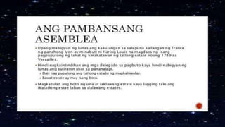 Rebolusyong Pranses | PPTX