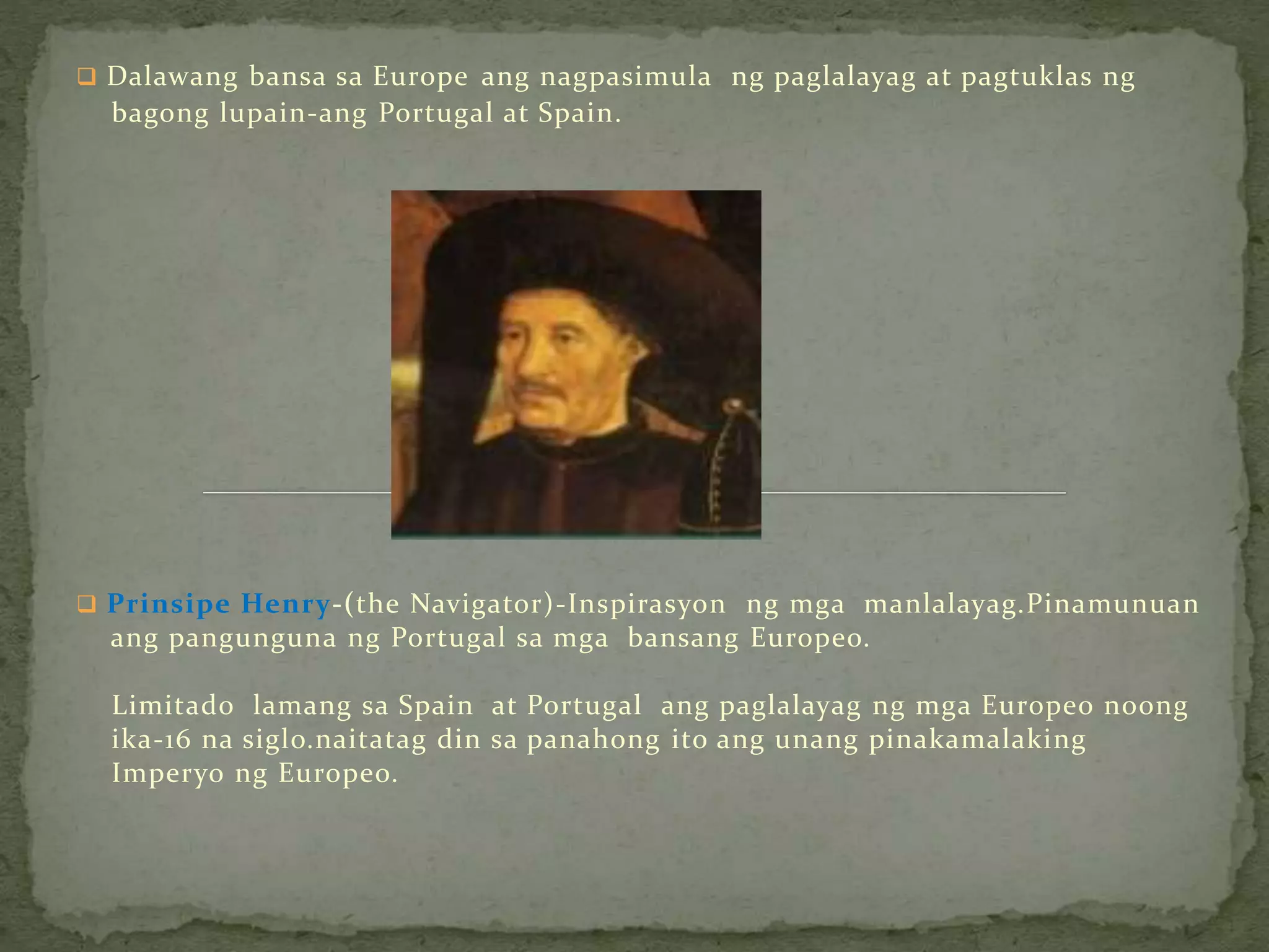 Unang Yugto ng Imperyalismo | PPTX