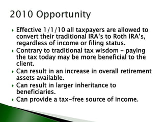 Roth Conversions | PPT