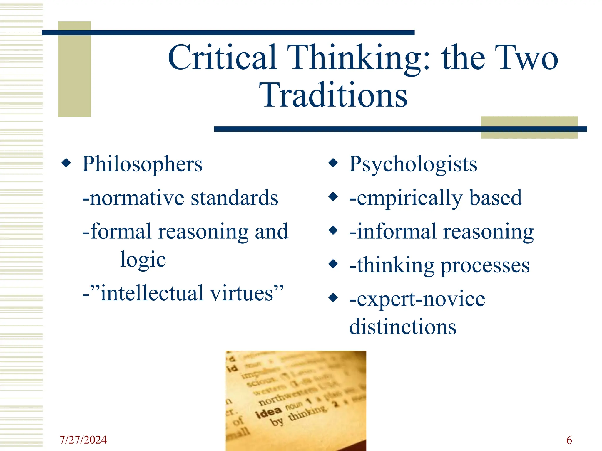 CriticalThinking Definition and how to display By Craig Gibson | PPT