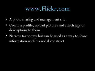 Tagging and Folksonomies | PPT