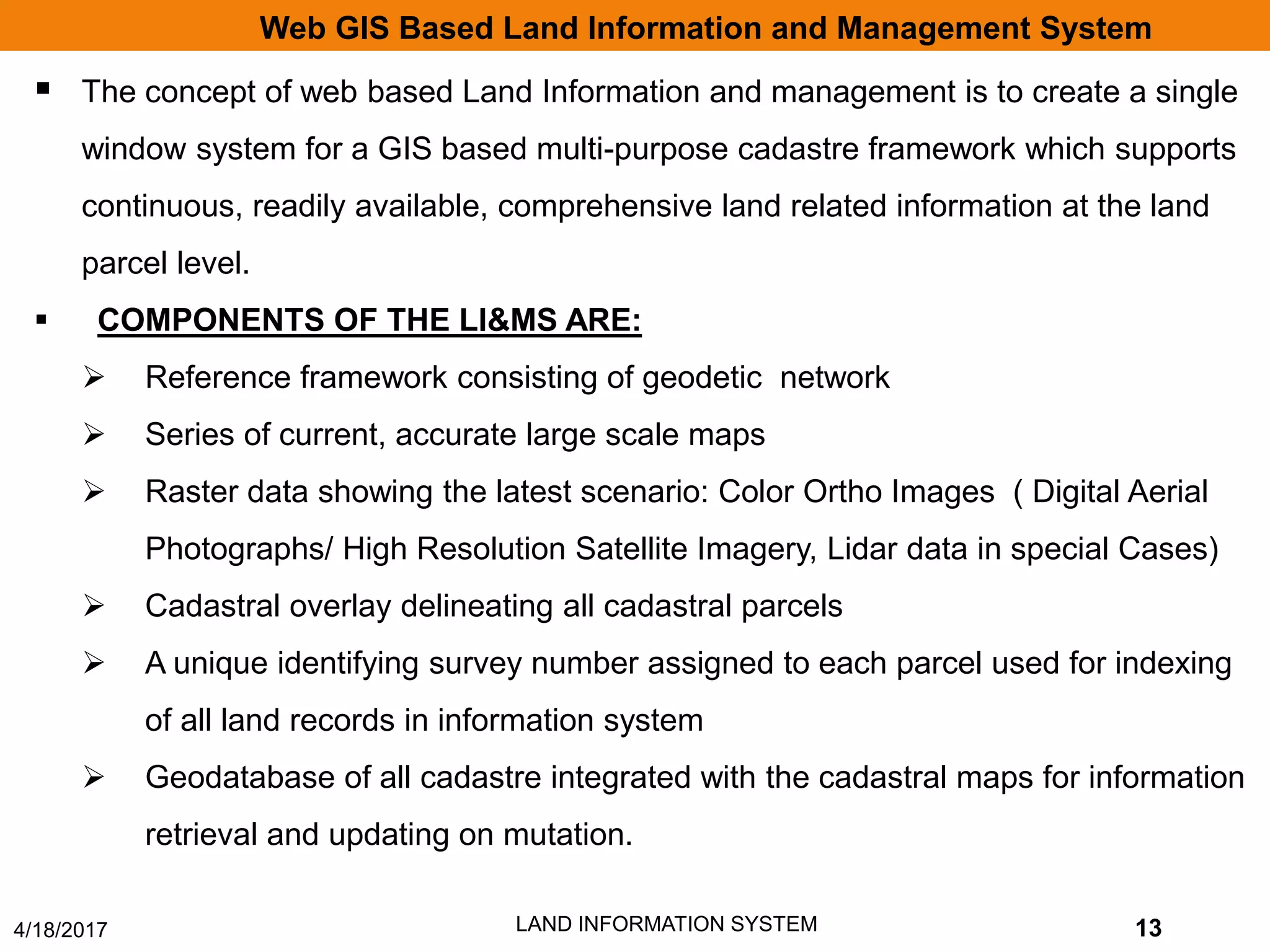 Land Information System -Savitri Kumari | PDF