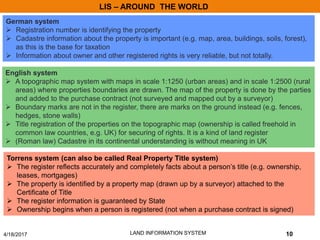 Land Information System -Savitri Kumari | PDF