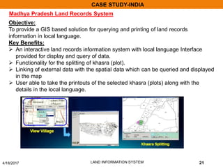 Land Information System -Savitri Kumari | PDF