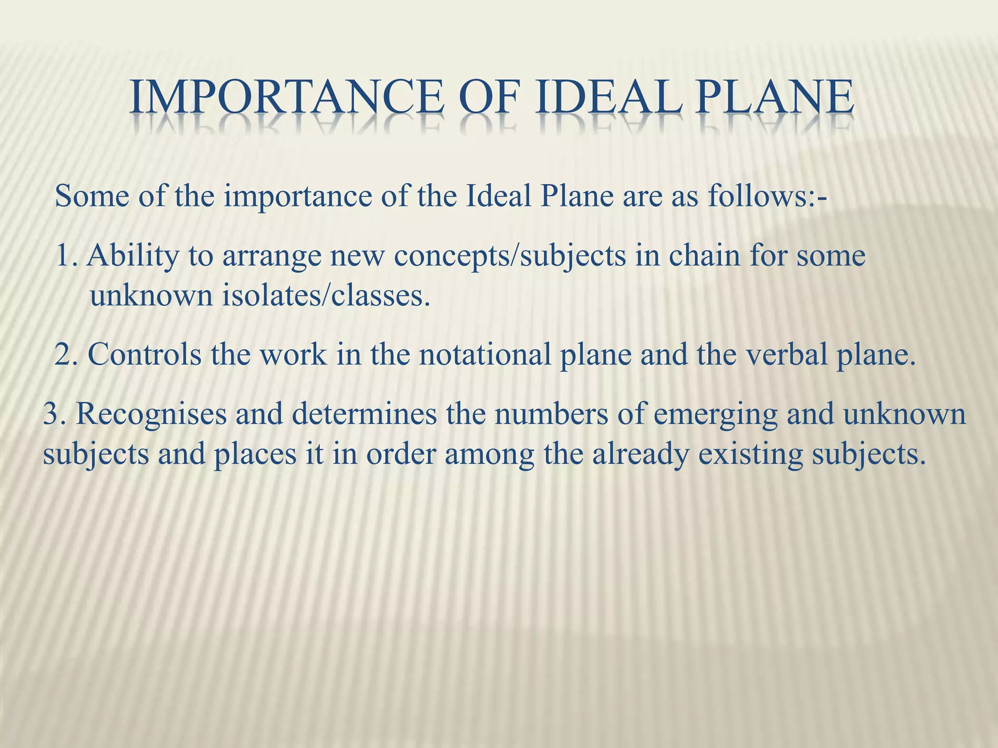 S.R. Ranganathan:Three Planes of Work. | PPTX