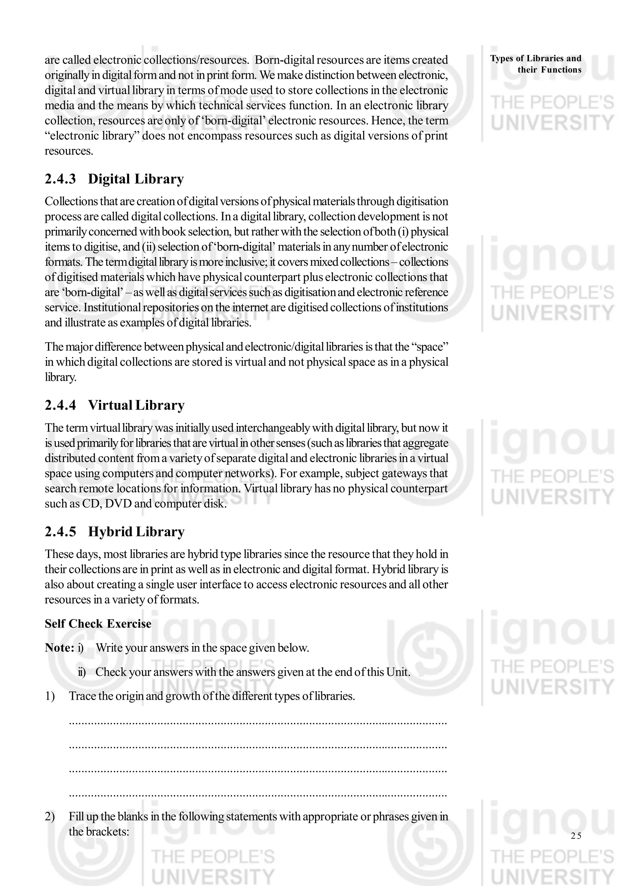 Lis 051 Types of Libraries and their functions.pdf