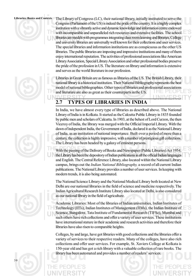 Lis 051 Types of Libraries and their functions.pdf | Free Download