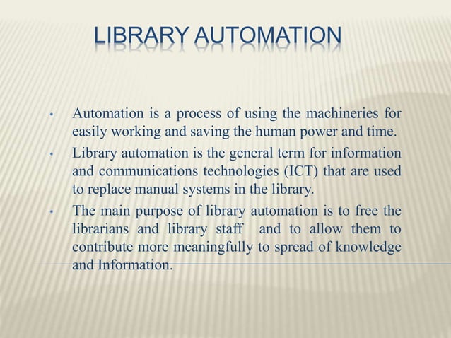Library Automation & Criteria for selection Library Software | PPTX