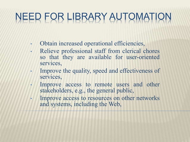 Library Automation & Criteria for selection Library Software | PPTX
