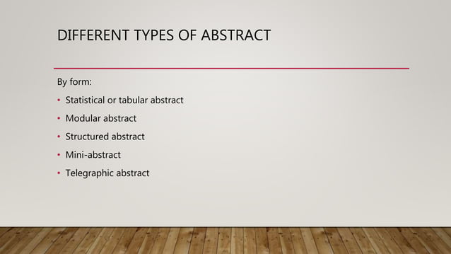 ABSTRACTING AND INDEXING | PPTX
