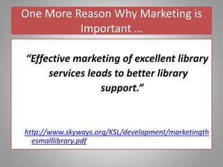 Library Marketing Resources | PPTX