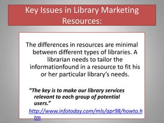 Library Marketing Resources | PPTX