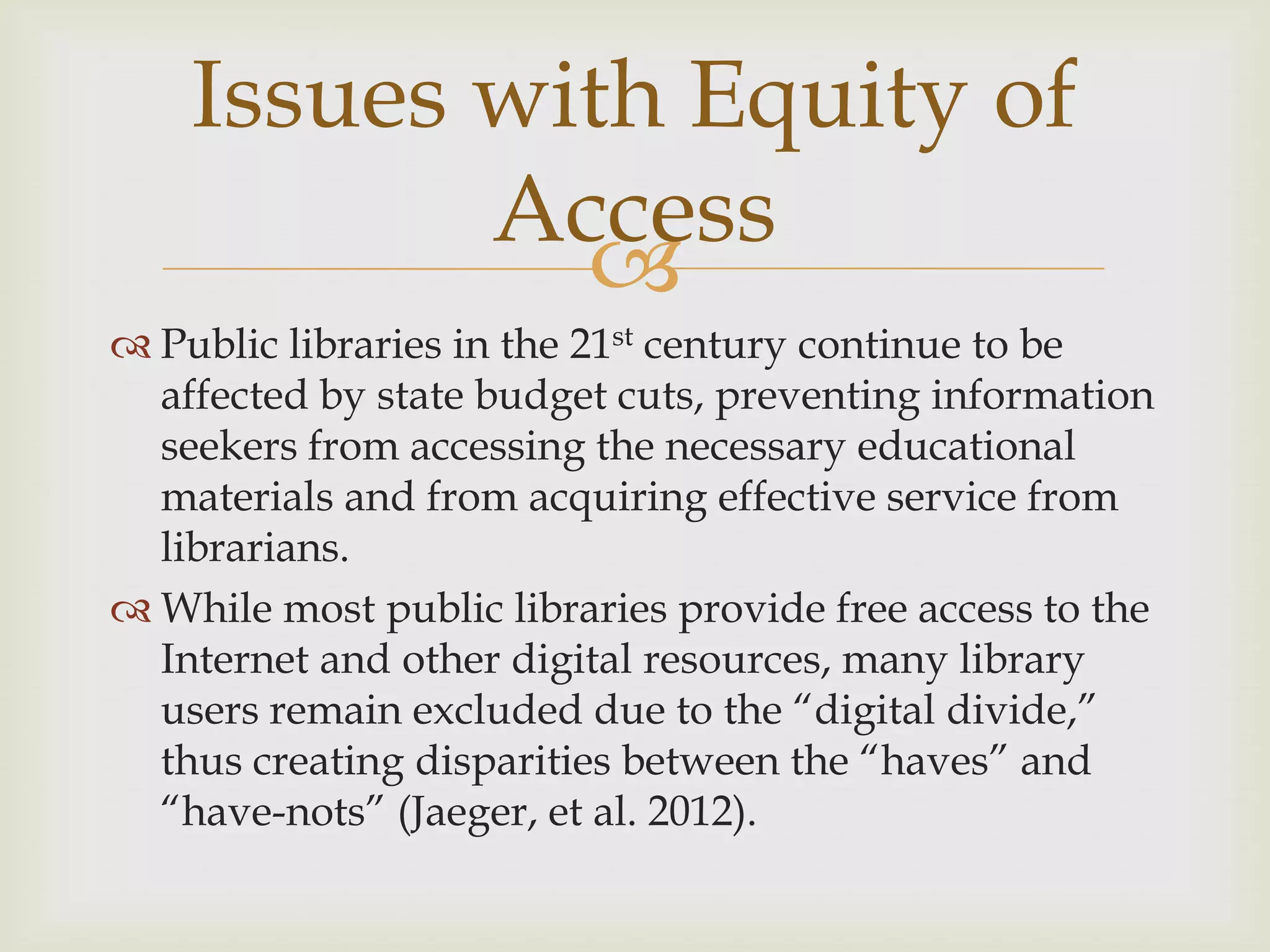 Equity of Access | PPT | Free Download
