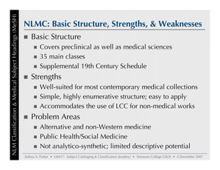LIS417: NLM Classification and MeSH | PPT