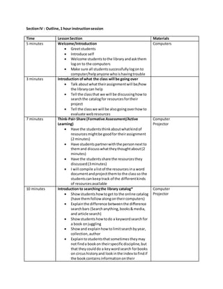 Instructional Design Plan | DOCX | Internet for Beginners | Internet