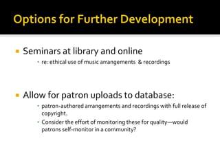 Technology Proposal: Digitization and a Multimedia Database | PPT