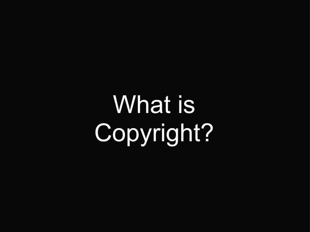 Lis 550 presentation Copyright 101 | PPT