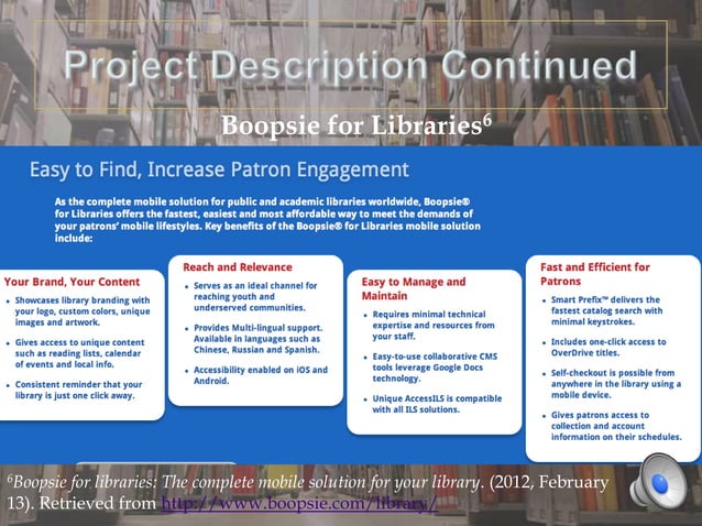 LIS 694 mobilelibraryproposal | PPT