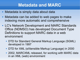 A brief history of MARC | ODP