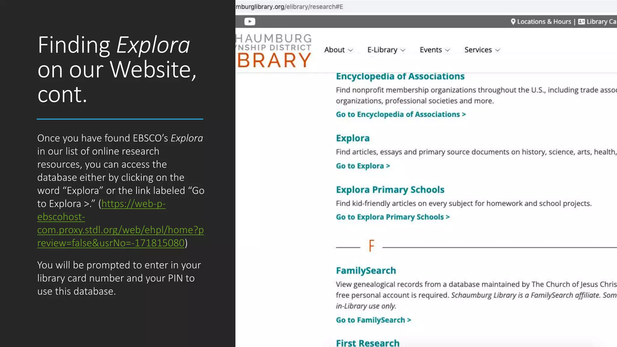 Explore Your World with EBSCO's Explora | PPT