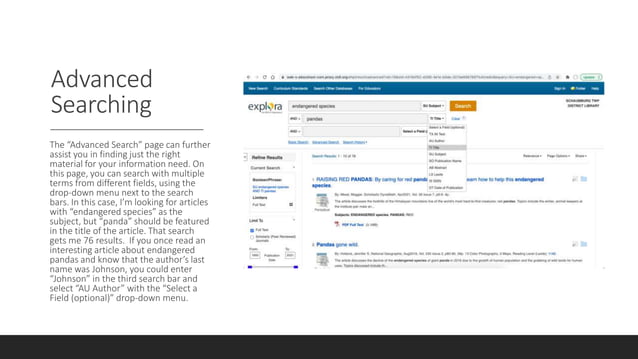 Explore Your World with EBSCO's Explora | PPTX